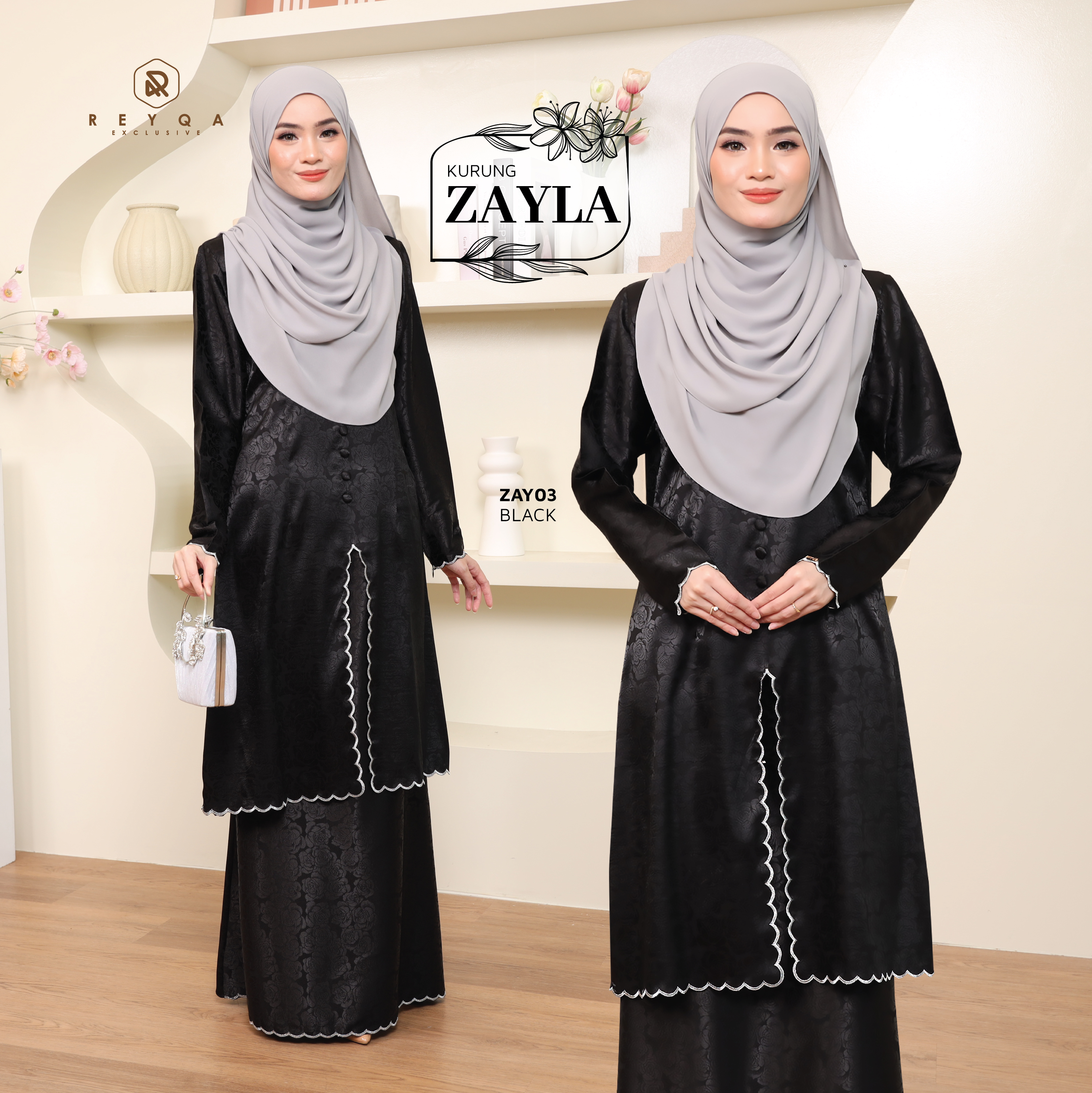 Reyqa Exclusive | Muslimah Collection | Hijab | Exclusive Muslimah ...