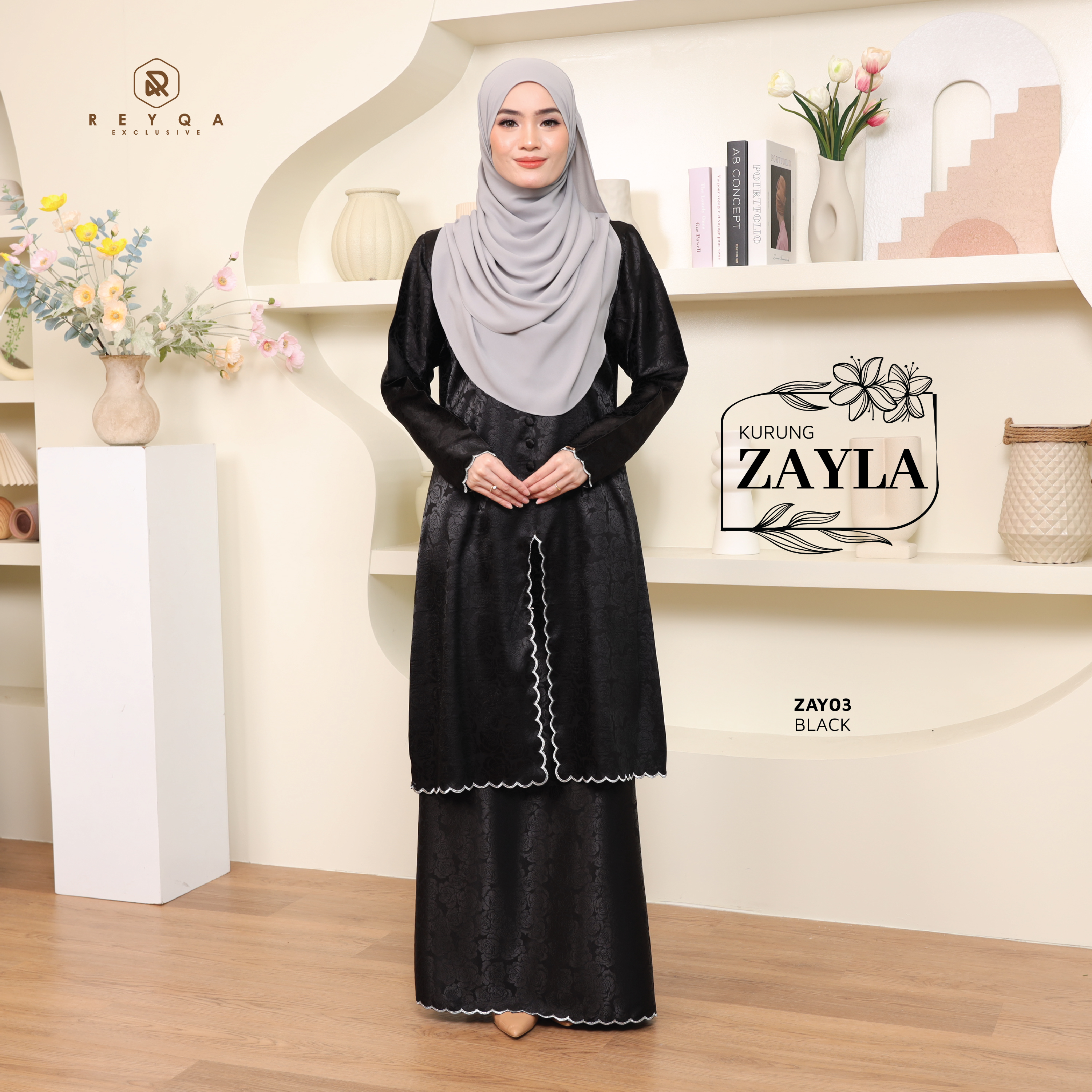 Reyqa Exclusive | Muslimah Collection | Hijab | Exclusive Muslimah ...