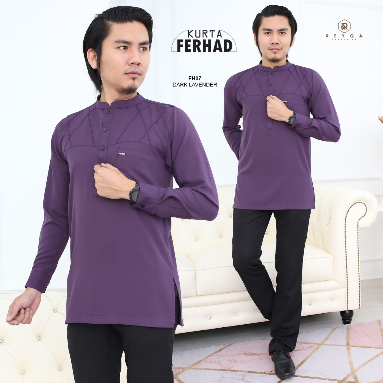 Ferhad/07 Lavender | Muslimah Collection | Hijab | Exclusive Muslimah ...