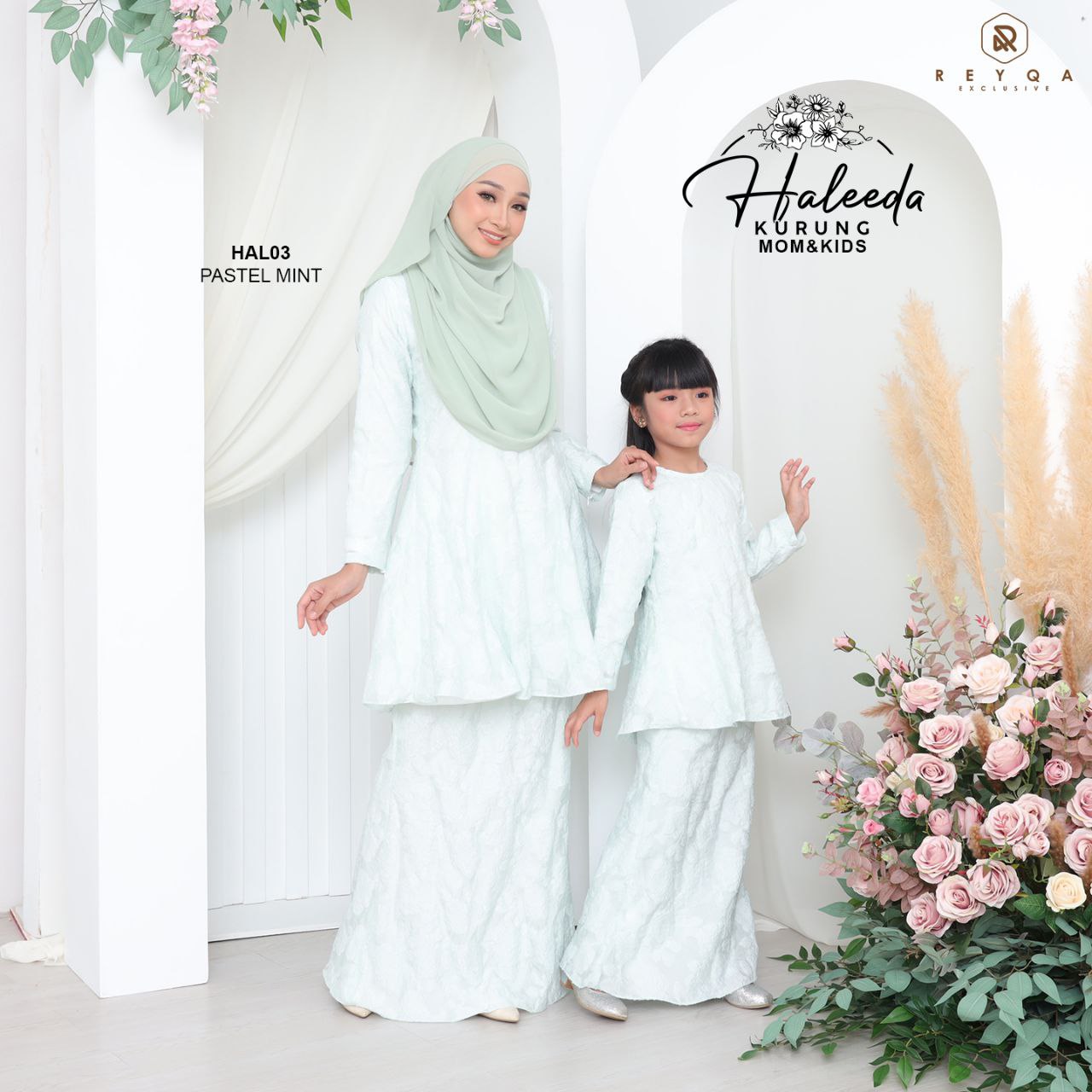Haleeda/03 Pastel Mint | Muslimah Collection | Hijab | Exclusive ...
