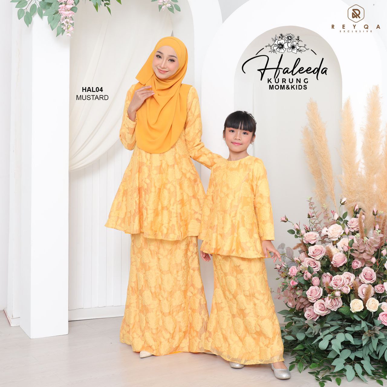 Haleeda/04 Mustard | Muslimah Collection | Hijab | Exclusive Muslimah ...