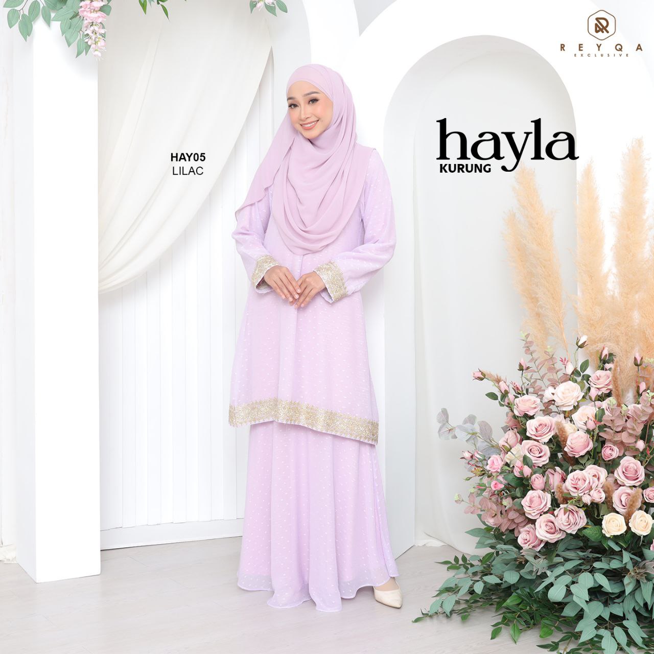 Hayla/05 Lilac | Muslimah Collection | Hijab | Exclusive Muslimah Attire